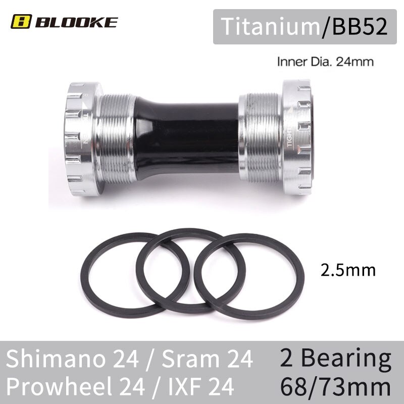 Bicycle Bottom Bracket 2 Bearing BSA Aluminum Allo... – Grandado