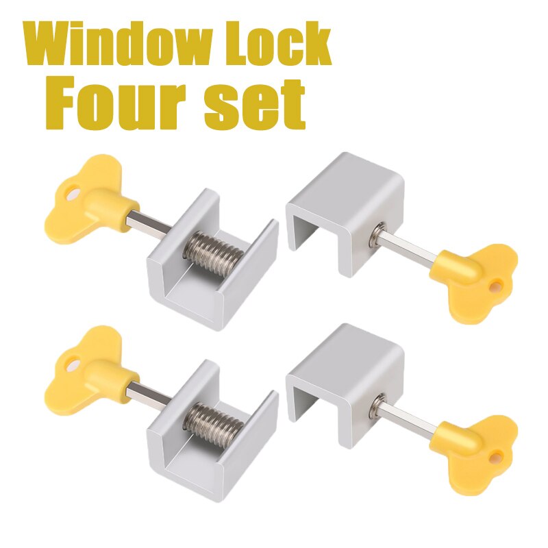 4 X Sliding Sash Stopper Window Handle Lock Limite... – Vicedeal