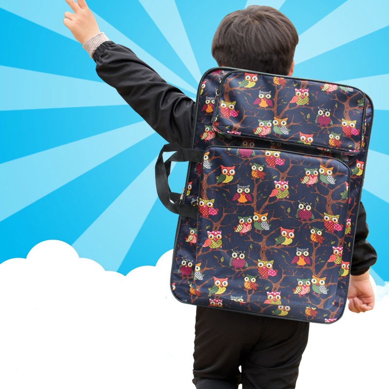 Cute Cartoon Animal Drawing Set Art Bag A3 Sketch ... – Grandado