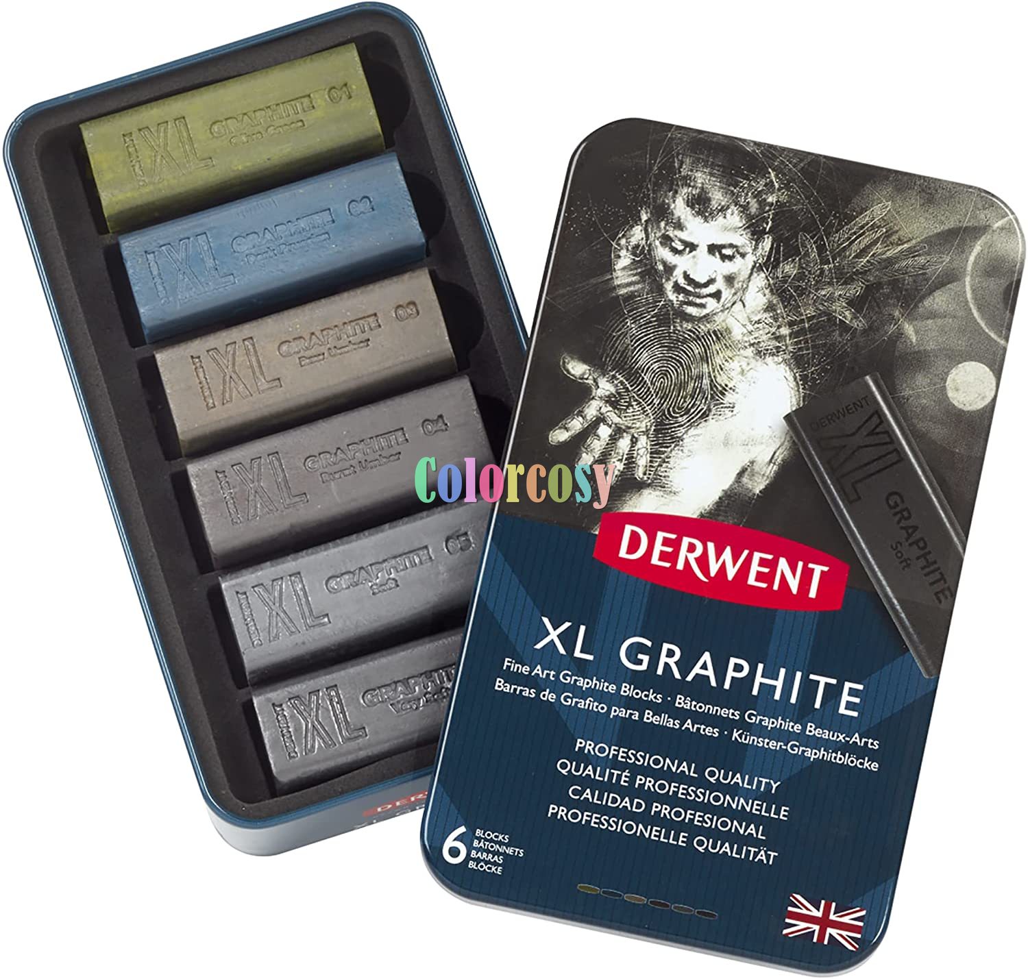 Derwent – ensemble de blocs de Graphite XL pour ét... – Grandado
