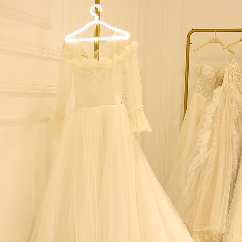 LED Neon Light Sign Clothes Stand USB Powered Hang... – Grandado