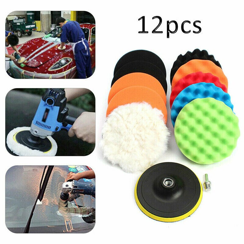 Auto Polijsten Pad Kit Afwerking Accessoires 12 St... – Grandado