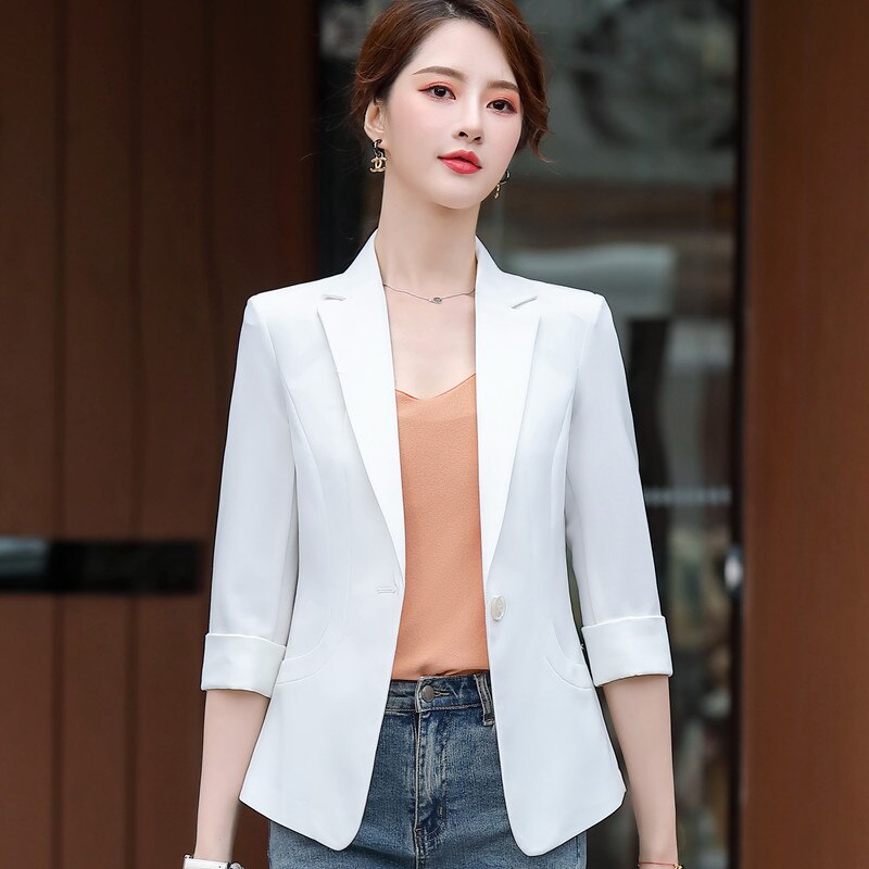 Light Green Blazer Women Spring Summer Tempermant ... – Vicedeal
