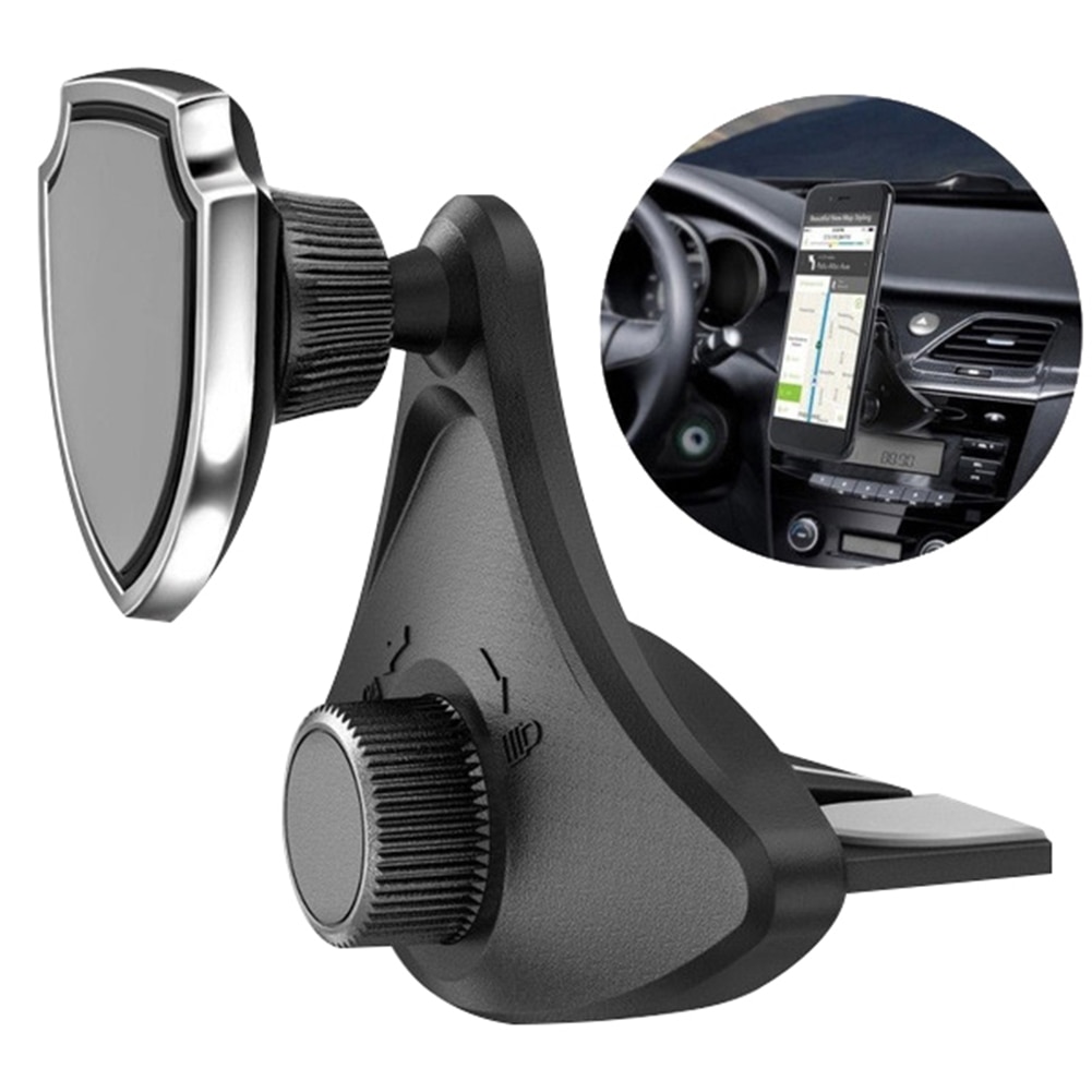 360 Degree Rotation Car CD Slot Mobile Phone Mount... – Grandado