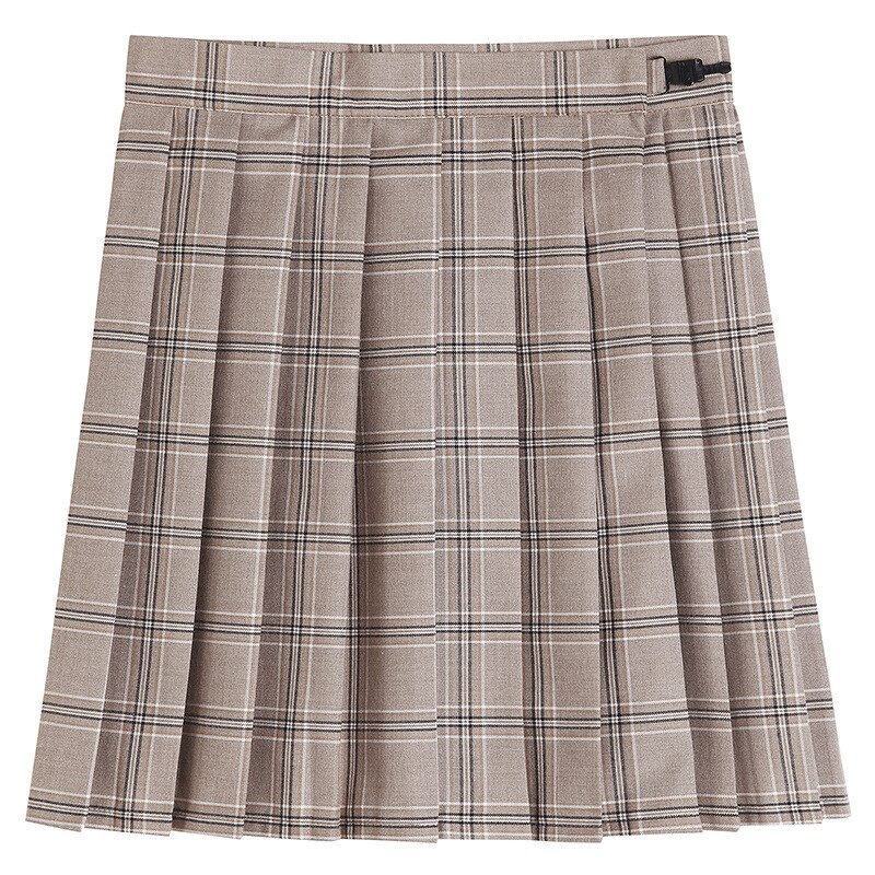 JK Uniform Skirt Japanese Autumn Plaid Pleated Ski... – Grandado