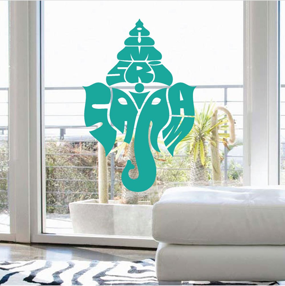Ganesha Wall Decal Hindu God Unman Removable Wall ... – Grandado