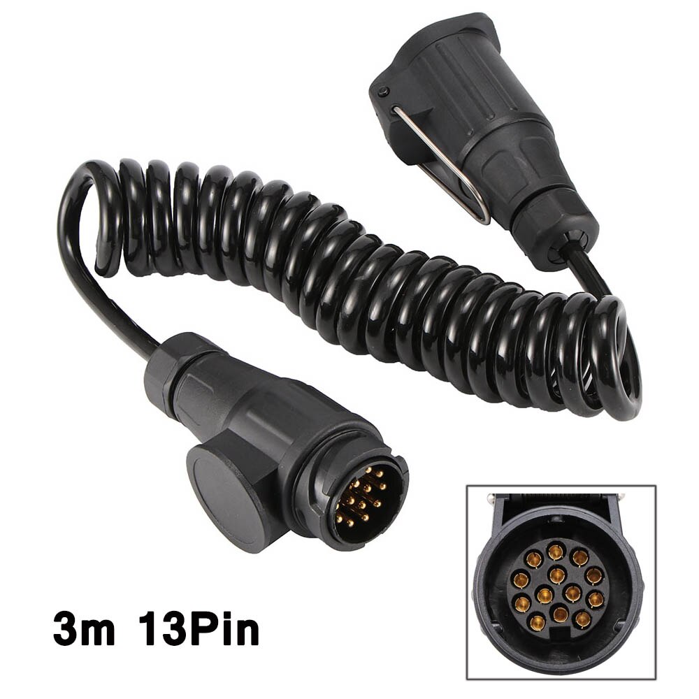 300cm 13 Pin Plug And 13 Pin Socket Trailer Plug W... – Grandado
