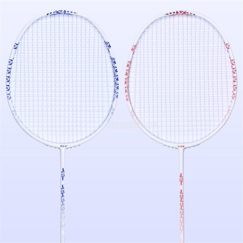 Lightweight Blue and White Porcelain Badminton Rac... – Grandado