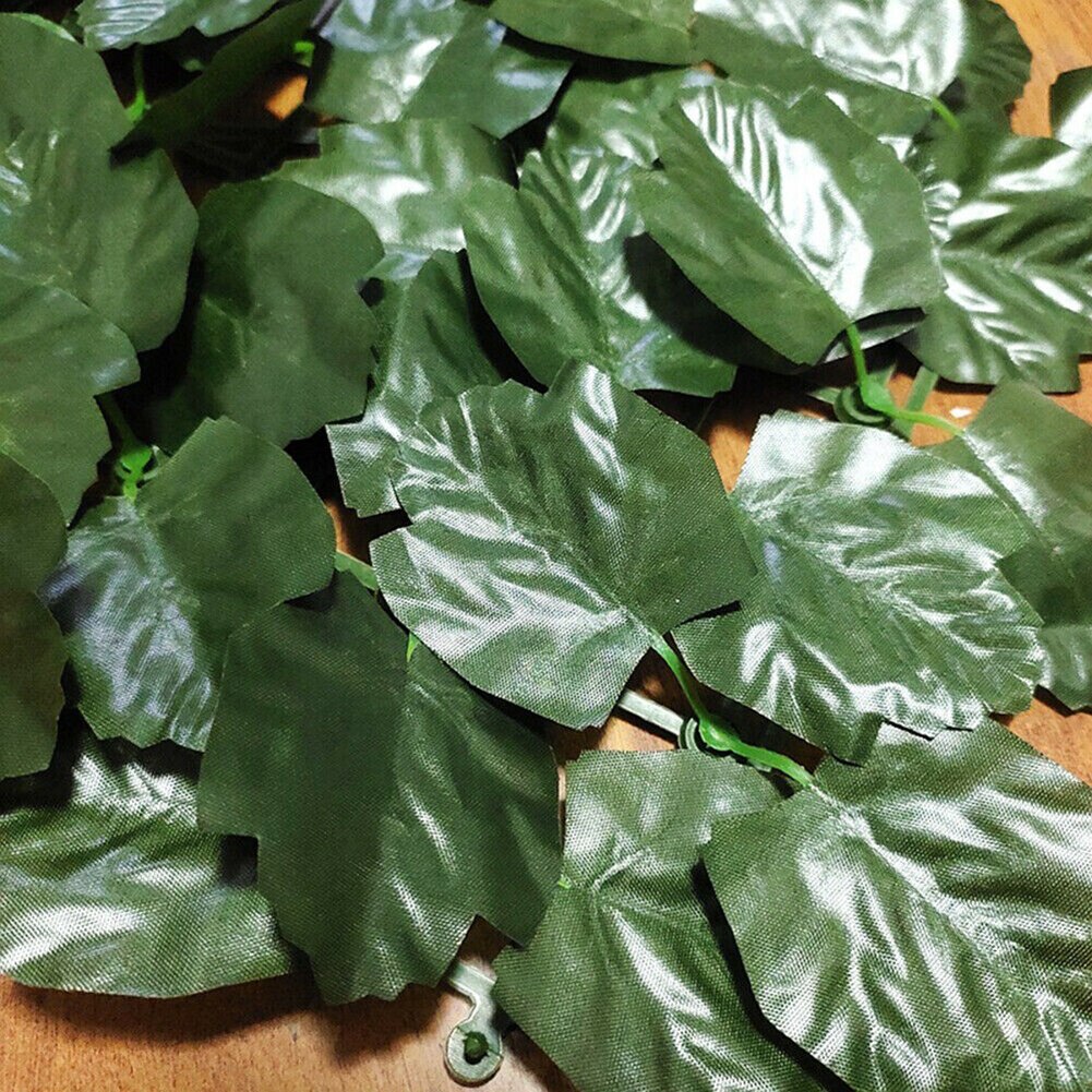 50x100cm Artificial Leaf Plastic Artificial Green ... – Grandado