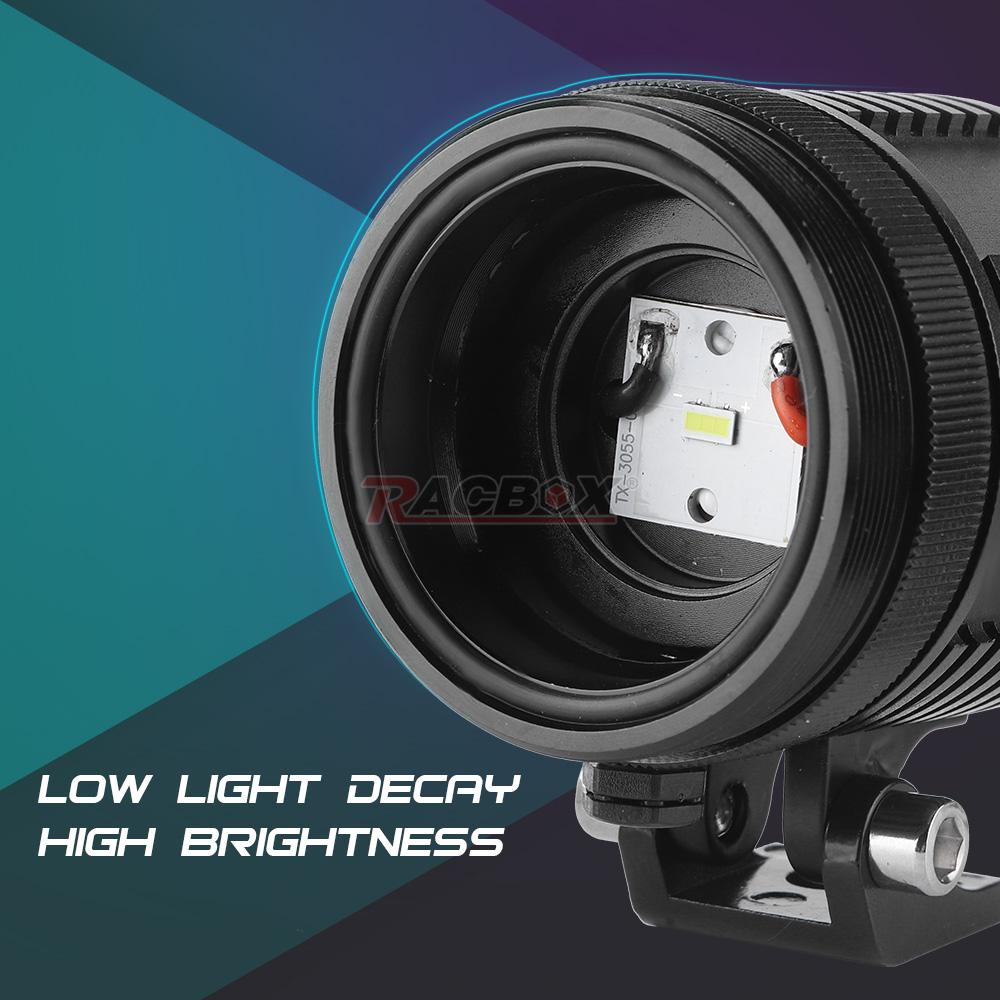 30W Motorcycle Spotlight Adjustable External Motor... – Vicedeal