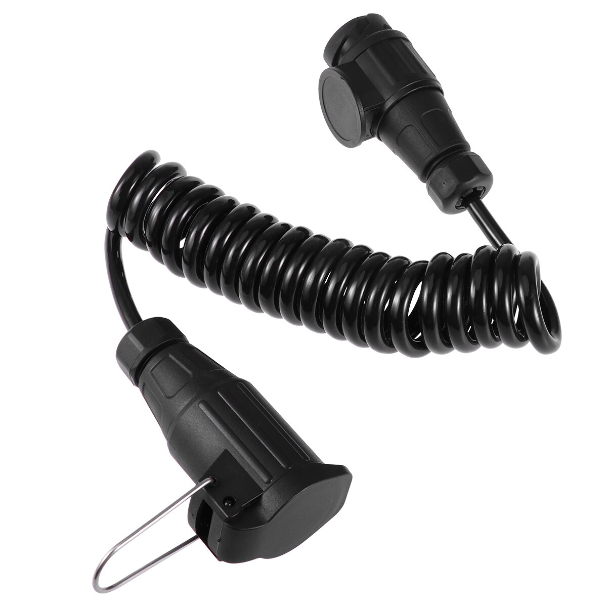 12V Spring Coiled Cable 2M Long Caravan Tow Bar El... – Vicedeal
