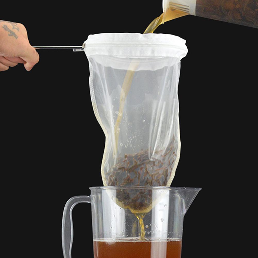 Colador de tela de algodón con mango de acero inox... – Grandado