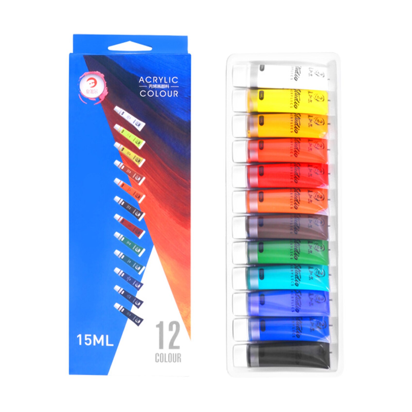 Acryl Verf Set 15Ml Elke Buis Waterdichte Rijke Pi... – Vicedeal