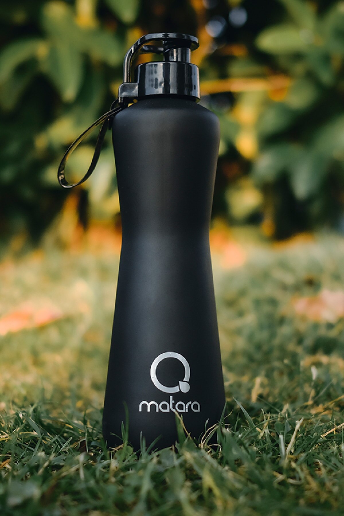 Matte Black Glass Water Bottle 750 Cc – Grandado