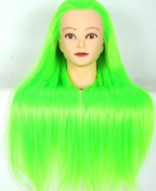 CAMMITEVER Mannequin Hoofd Groen Haar Maniqui Kapp... – Grandado