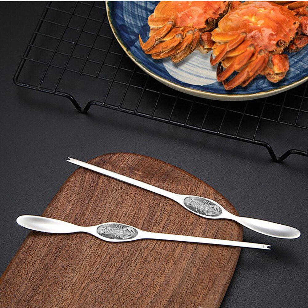 Crab Spoons Lobster Crackers Picks Spoons Stainles... – Grandado
