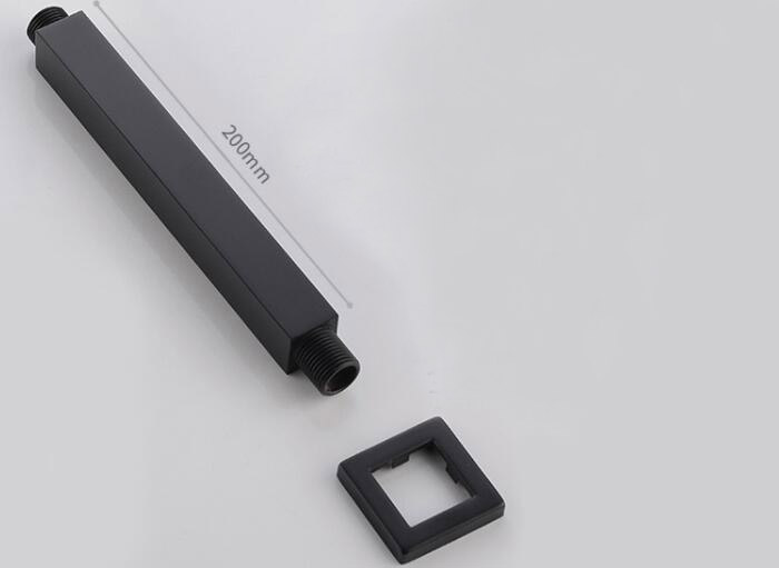 Black Round and Square Rain Shower Head Ultrathin ... – Vicedeal