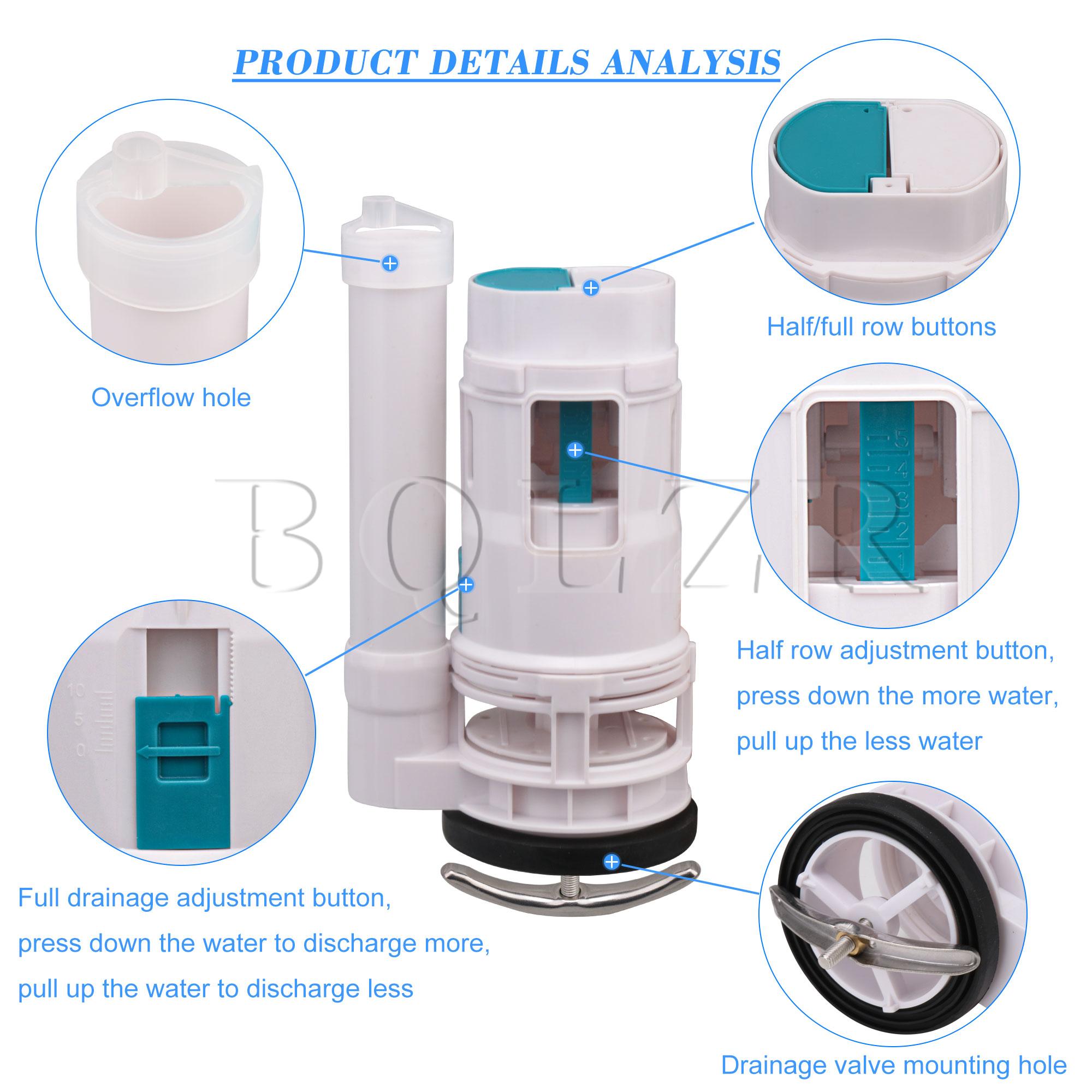 BQLZR Toilet Connected Water Tank Dual Flush Fill ... – Grandado