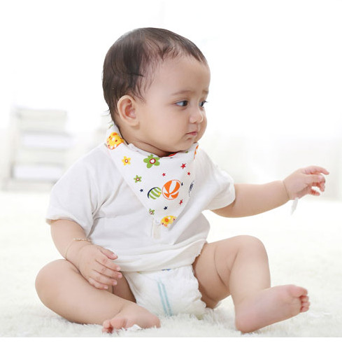 100% katoenen baby driehoek Zakdoeken Veeg de spee... – Vicedeal