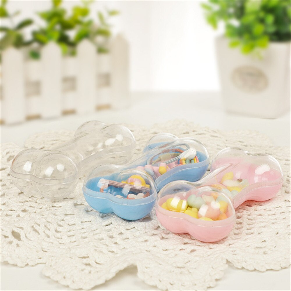 Dog Bone Shape Storage Box Transparent Candy Packa... – Grandado