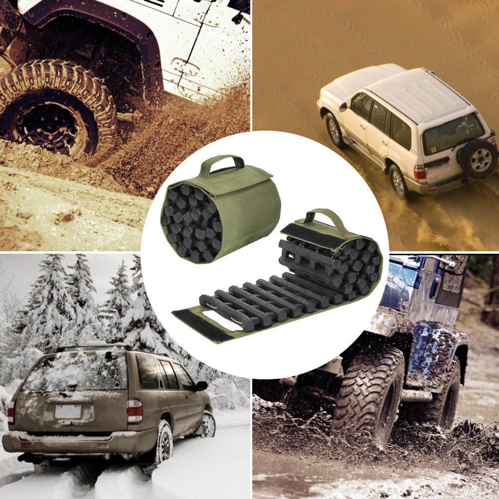 Universal Car Grip Tracks Traction Mat Recovery Tr... – Grandado