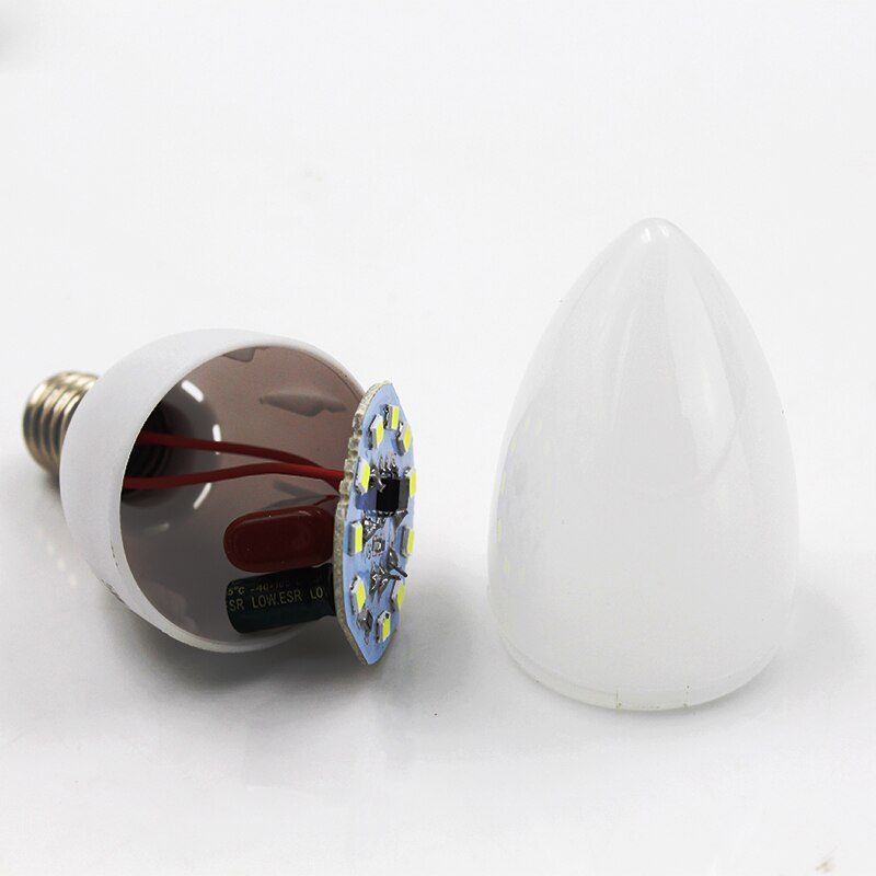LED candle light bulb 5W tip bubble tail crystal c... – Grandado