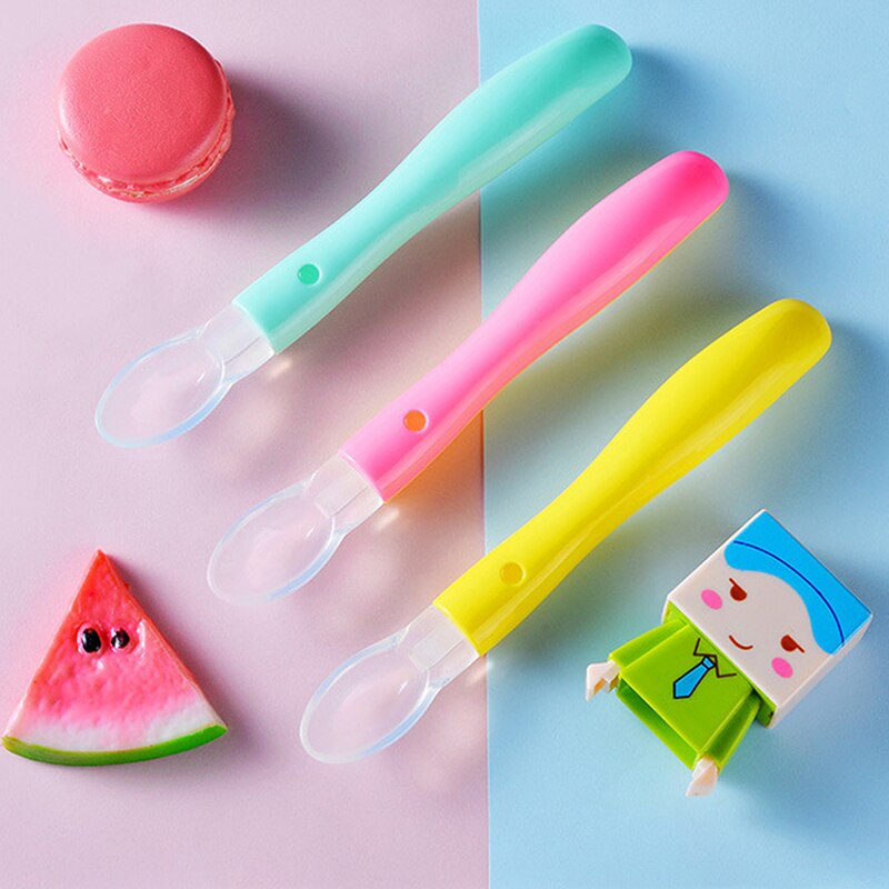 1Pcs Baby Vloeibare Siliconen Lepel Met Doos Antis... – Grandado