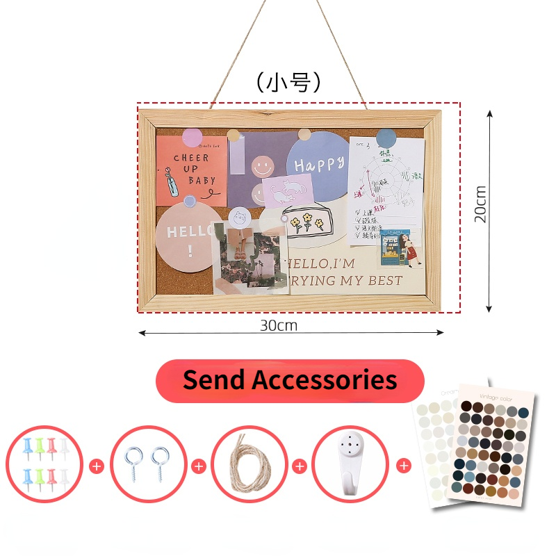 Ins Kurk Boord Creatieve Fotowand Vilt Muur Sticke... – Vicedeal