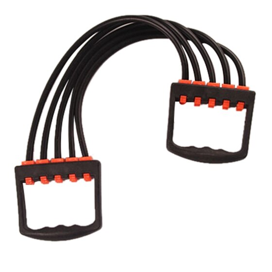 Gym Adjustable 5-Spring Rubber Chest Expander Pull... – Vicedeal