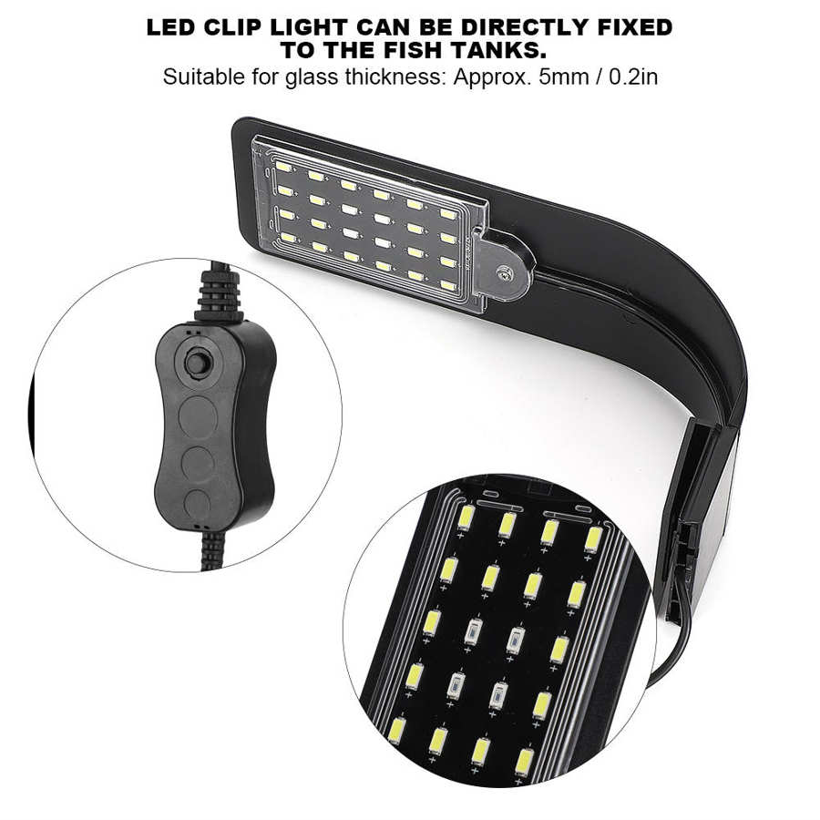 LED Waterproof Aquarium Fish Tanks Mini LED Clip L... – Vicedeal
