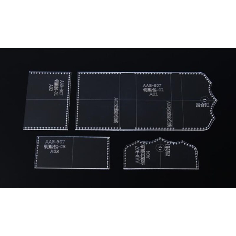 Acrylic Stencil 1 Set Leather Template Handwork Ke... – Grandado