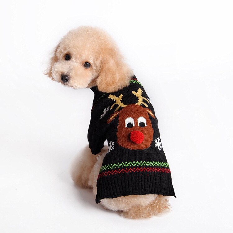 Kerst Cartoon Rendier Hond Truien Huisdier Kat Win... – Vicedeal