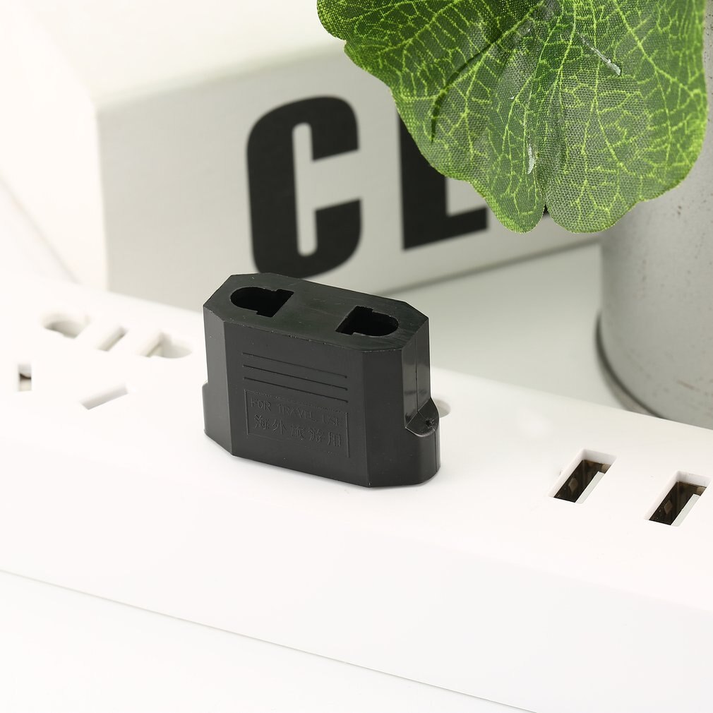 Portable EU US AU UK Adapter Plug 2 Flat Pin To EU... – Grandado