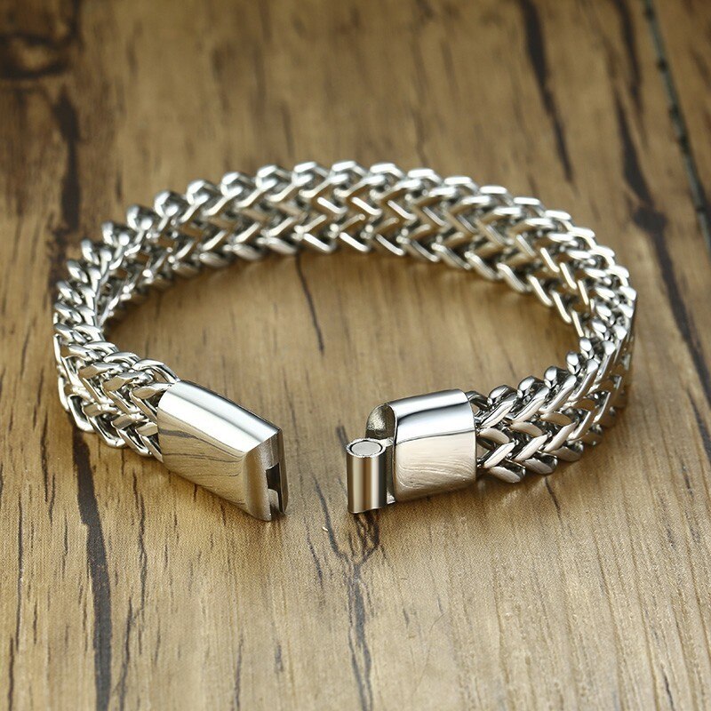 10Mm Breed 316L Goud Rvs Heren Armband Magnetische... – Vicedeal