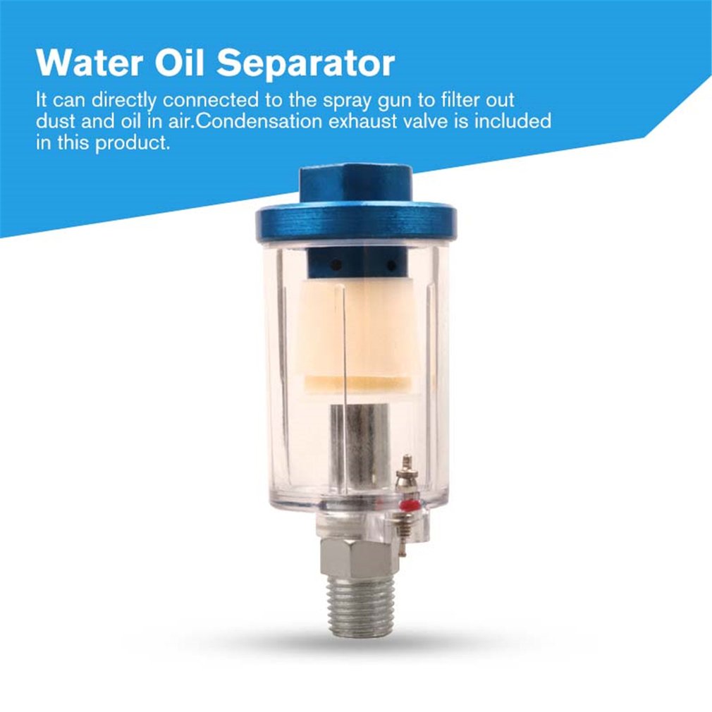 1/4" Water Oil Separator Inline Air Hose Filter Mo... – Vicedeal