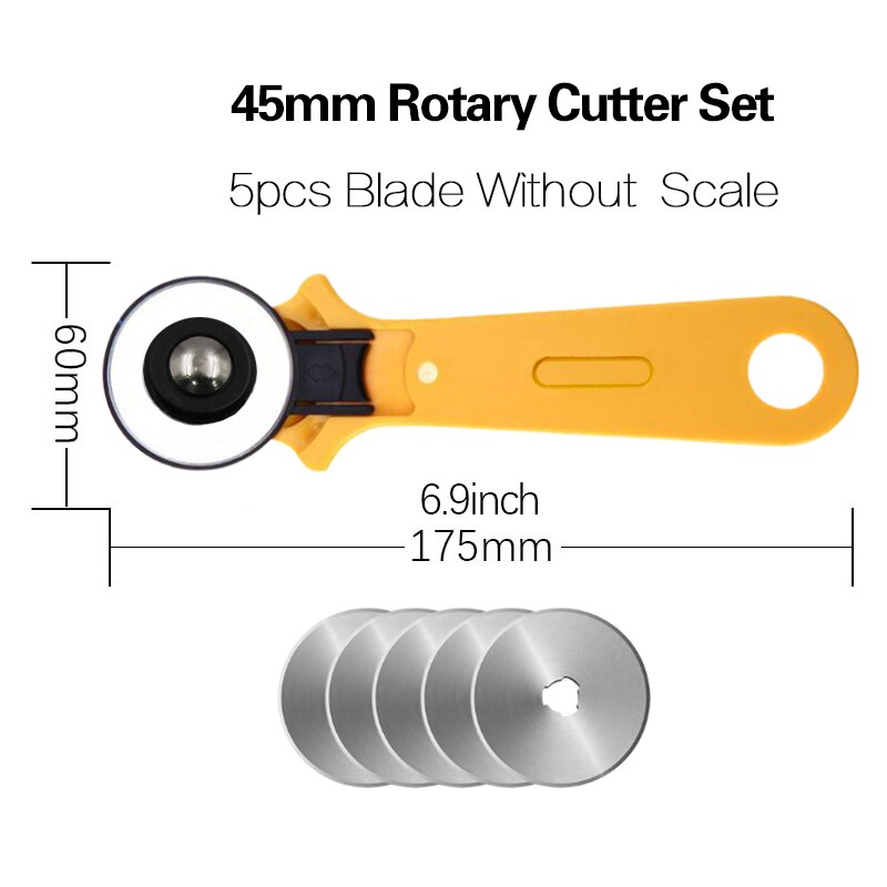 LeatherCraft 28mm 45mm Rotary Cutter Leather Fabri... – Grandado