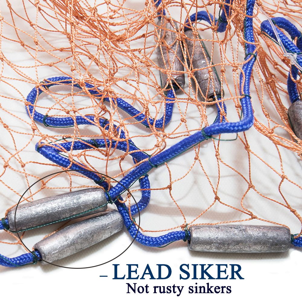 Lawaia Cast Fishing Net with Lead Sinker Fishing N... – Grandado