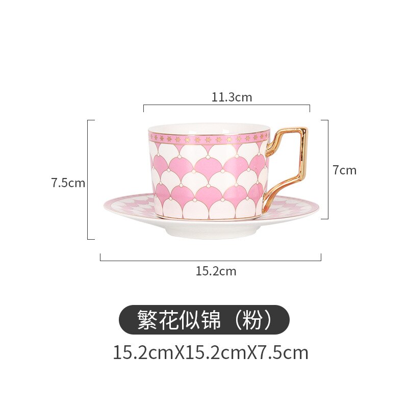 Europese Luxe Koffie Kop En Schotel Theekopje Set ... – Vicedeal