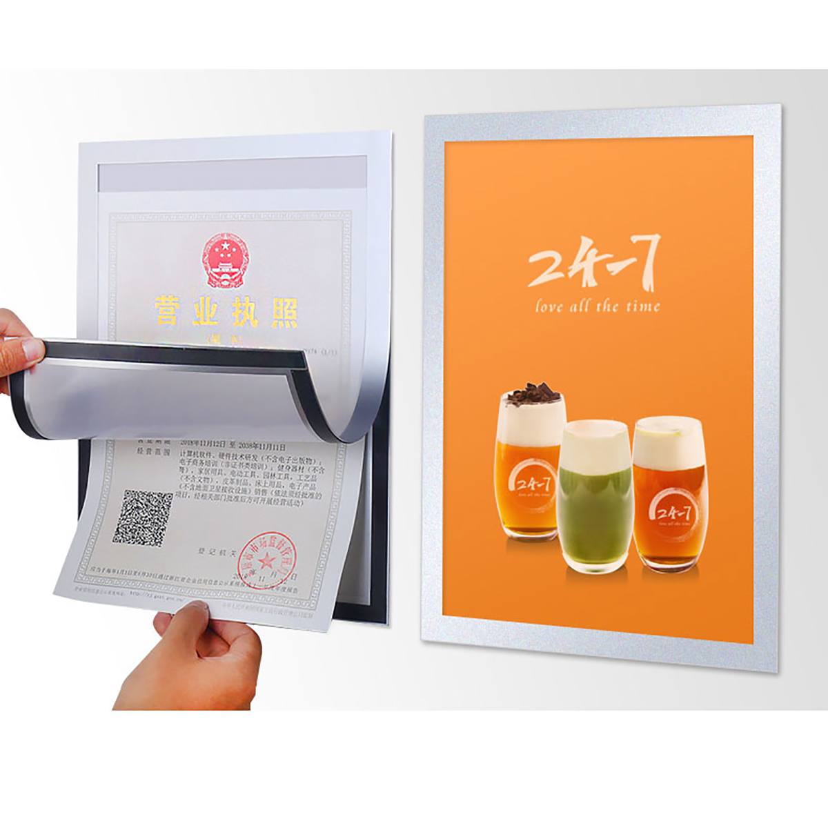 Photo Frame A3 A4 A5 A6 Magnetic Cadre Picture Bab... – Grandado