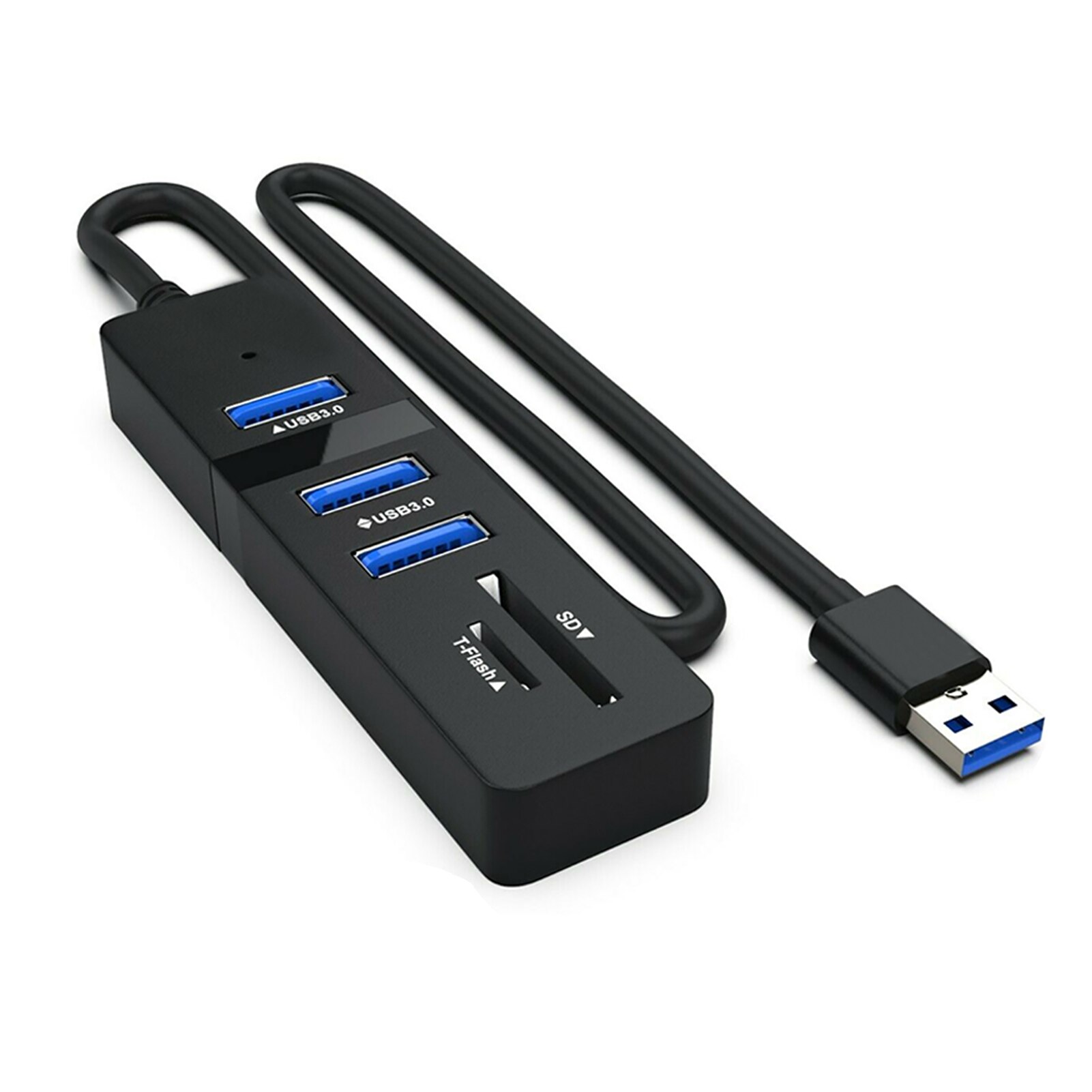 Bus-Powered Usb 3.0 3-Poort Aluminium Hub Met Sd/T... – Grandado