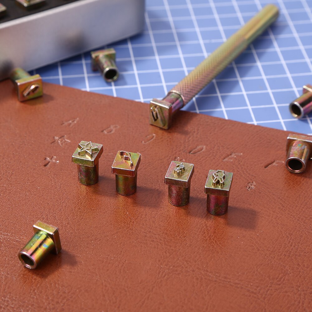 37Pcs Leather Crafts Letters Stamp Set Alphabet Sy... – Vicedeal