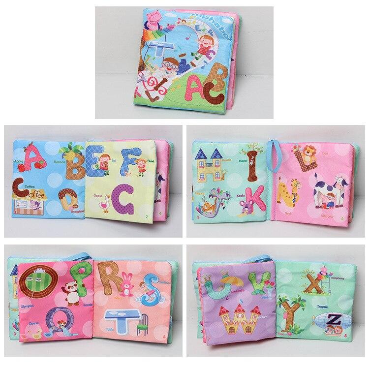 Baby English Letter Animal Sound Cloth Book Early ... – Grandado