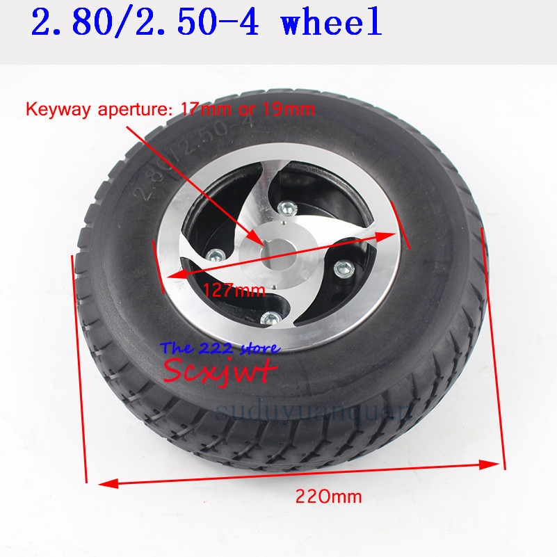 2.80/2.50-4 Elderly Mobility Scooter wheel 9'' Gas... – Grandado