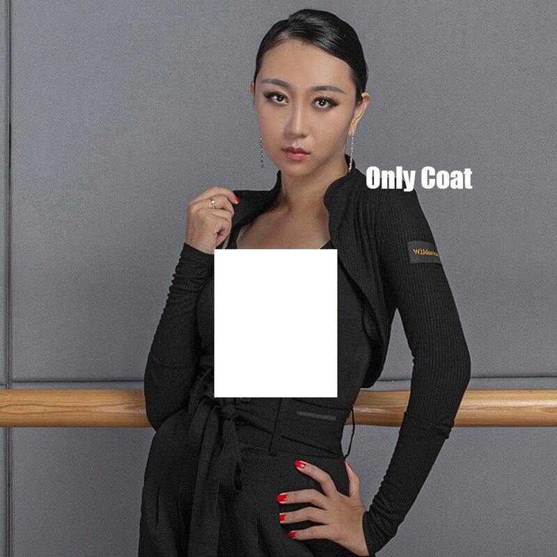 Latin Dance Costumes Women Practice Wear Long Slee... – Vicedeal