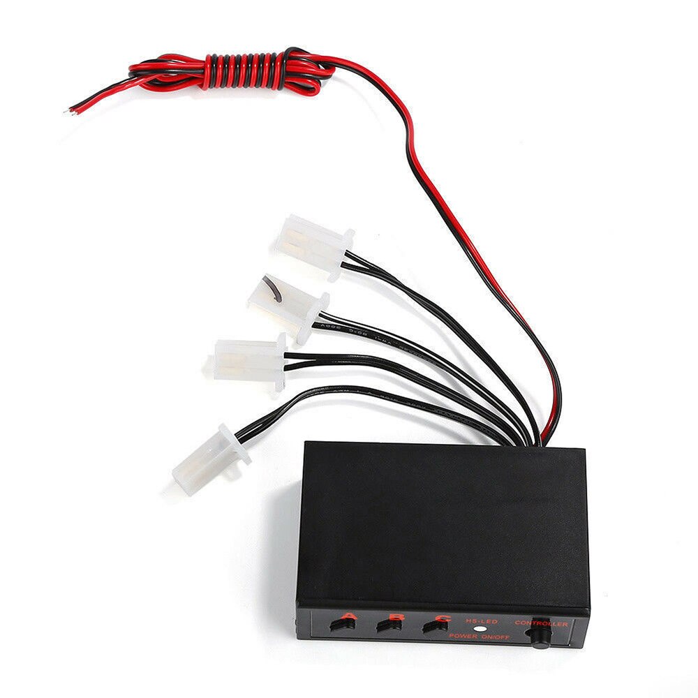 4 Ways LED Strobe Flash Light 3 Modes Emergency Fl... – Grandado