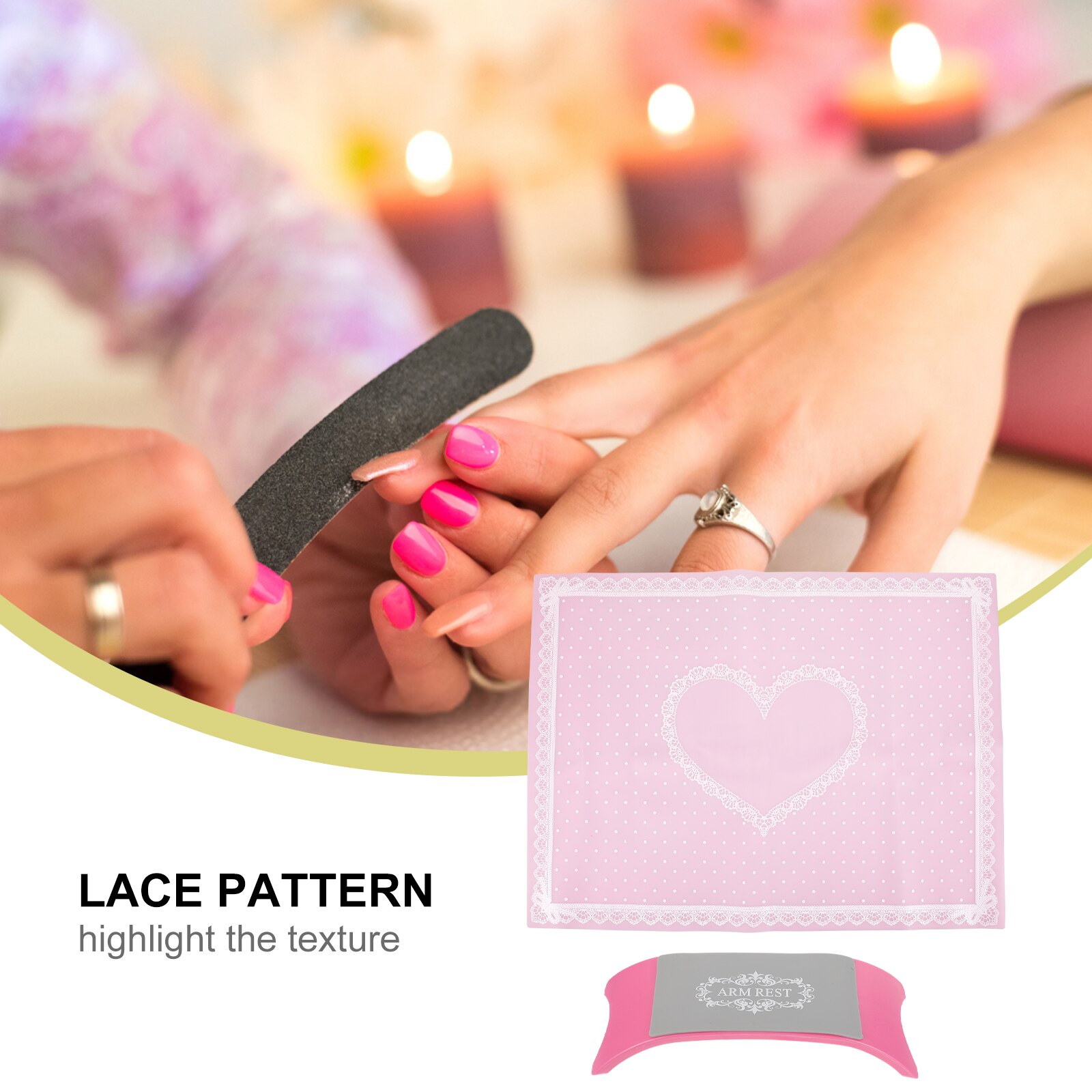 2Pcs Siliconen Hand Kussen Manicure Zorg Pad Manic... – Vicedeal