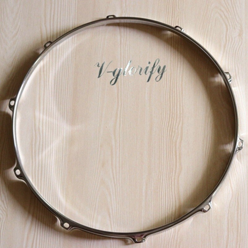 15 Inch 10 Hole Silver Metal Drum Rim Snare Drum H... – Vicedeal