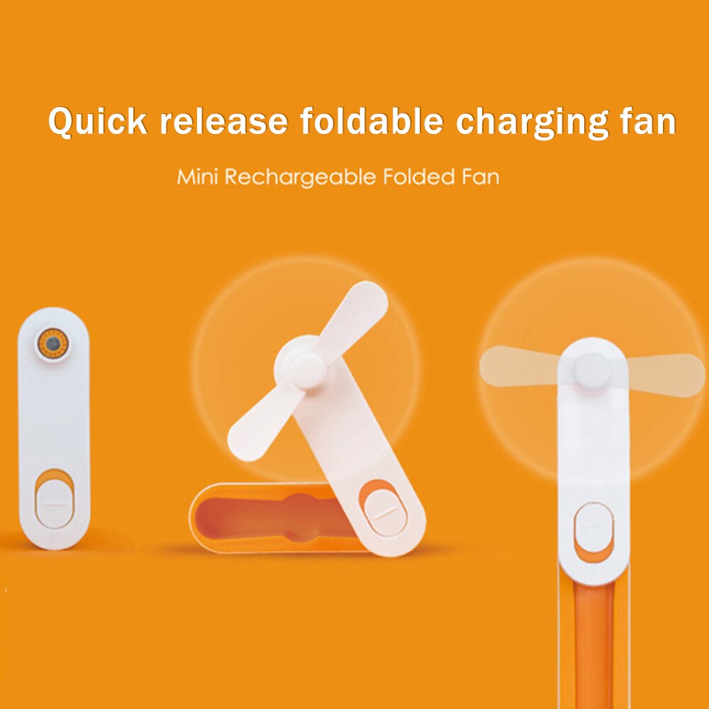 Usb Mini Fold Fans Electric Portable Hold Small Fa... – Grandado