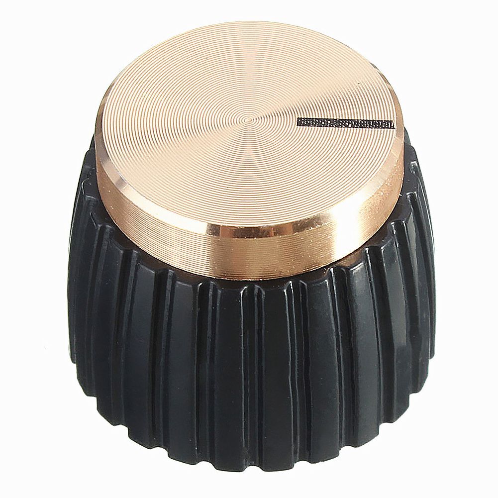 10x Guitar AMP Amplifier Knobs Push-on Black+Gold ... – Vicedeal