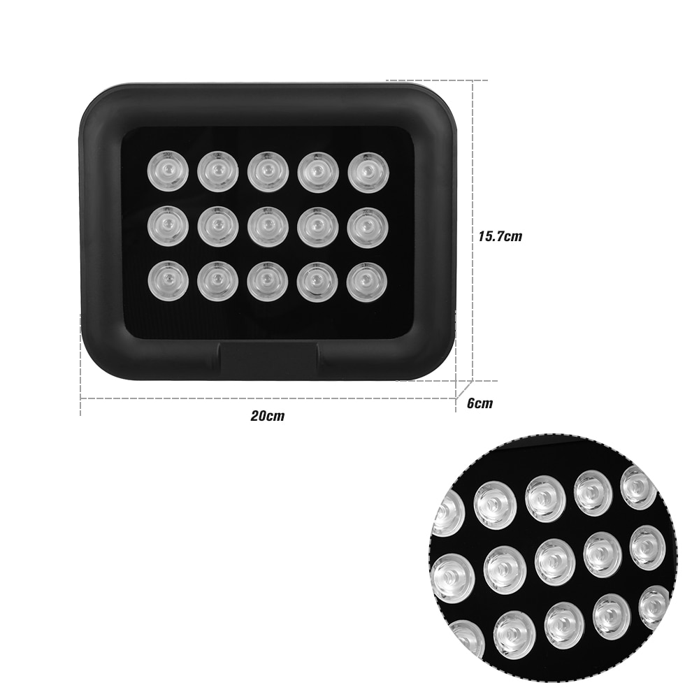 15 stk array ir leds ir illuminator nattesyn infra... – Grandado